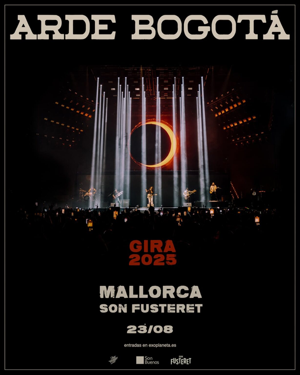 Arde Bogotá en Palma 2025 – Concierto en Son Fusteret